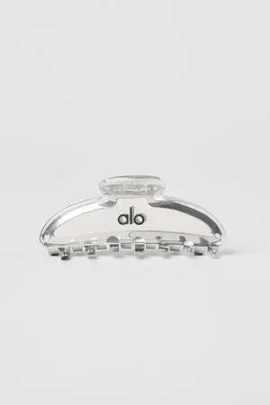 Alo Yoga Acrylic Illusion Claw Clip - Clear/Brushed Gold